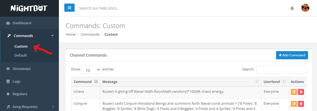 Create a Dad Joke command with Nightbot - Show Me Your Bot