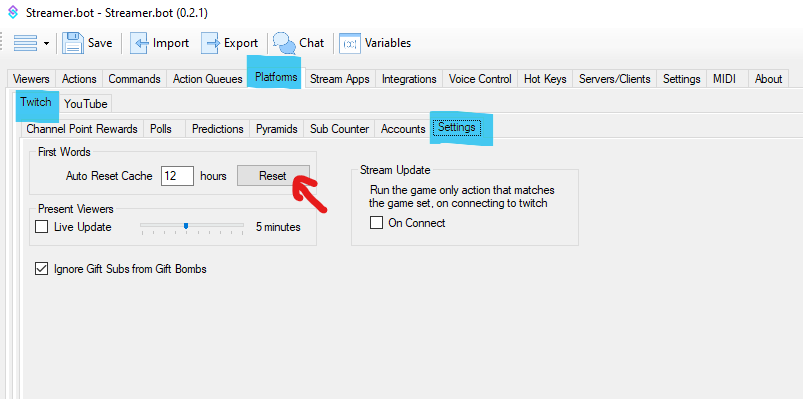 Using Streamer.bot to respond to new chatters. - Show Me Your Bot